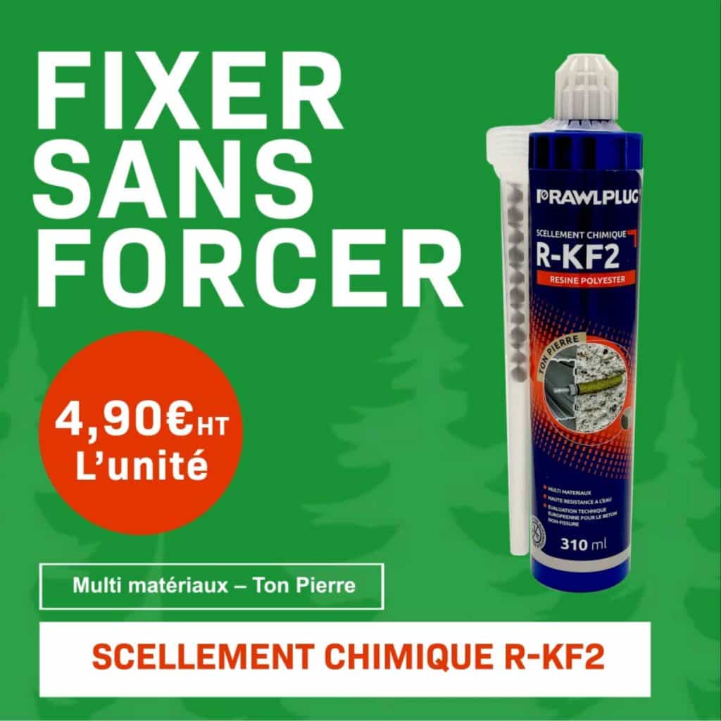 Scellement chimique - Multi-matériaux - RAWL R-KF2 - Ton pierre